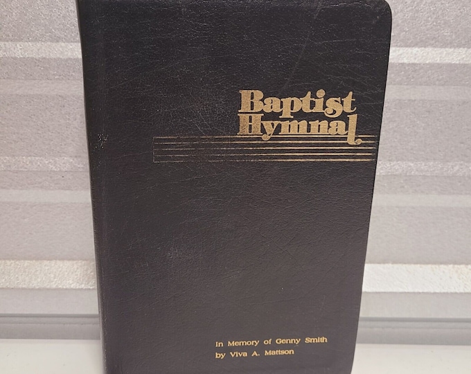 Vintage Baptist 1975 Hymnal Music Hymns Song Book Religion Convention ...