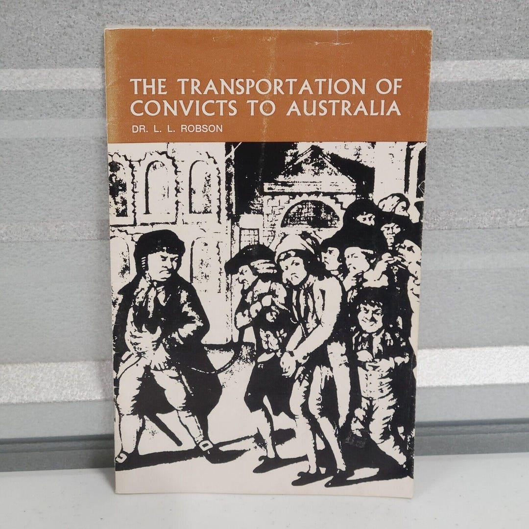 The Transportation of Convicts to Australia (1974) - Vintage Paperback ...