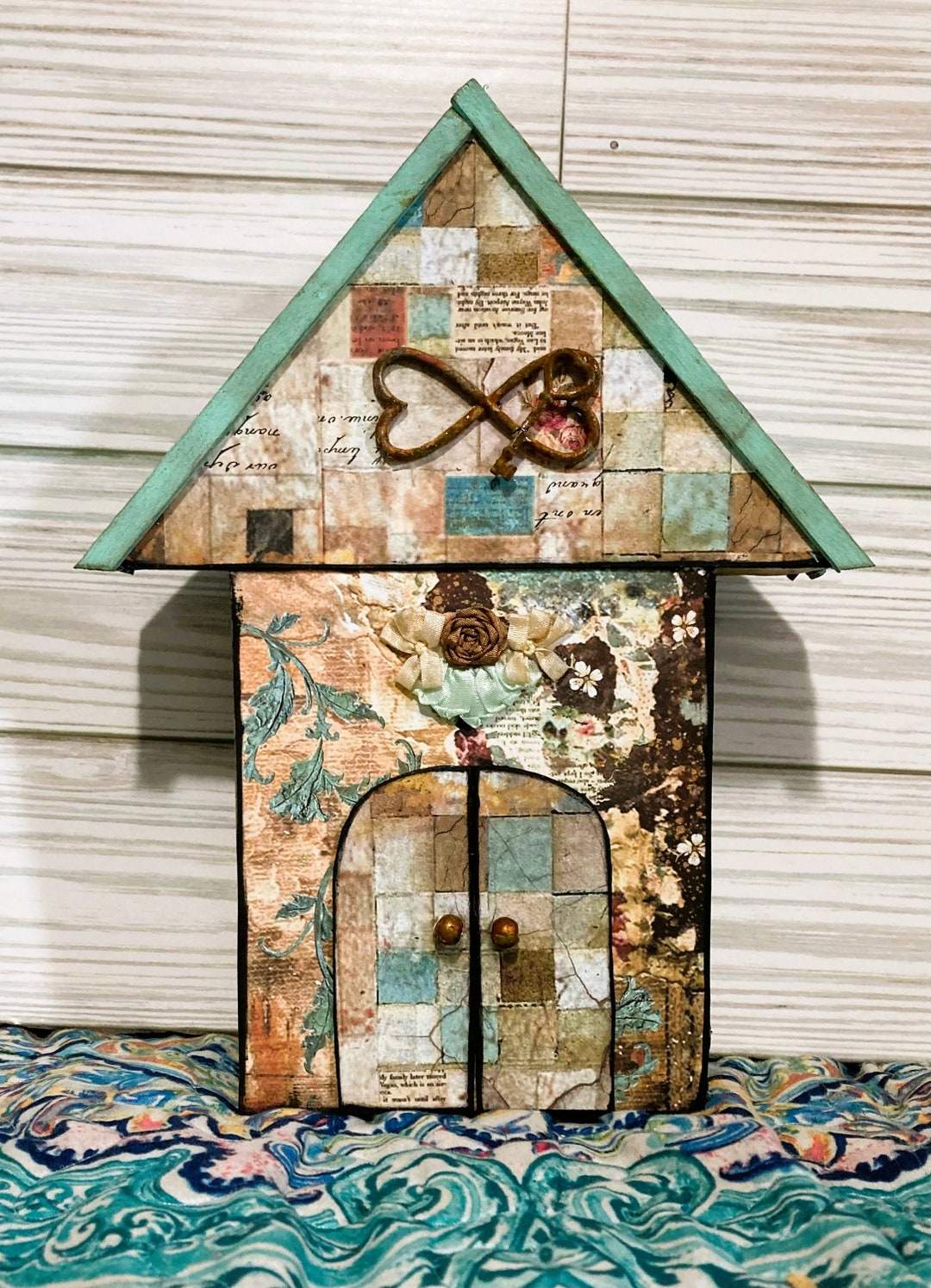 House Block Decorated - Etsy