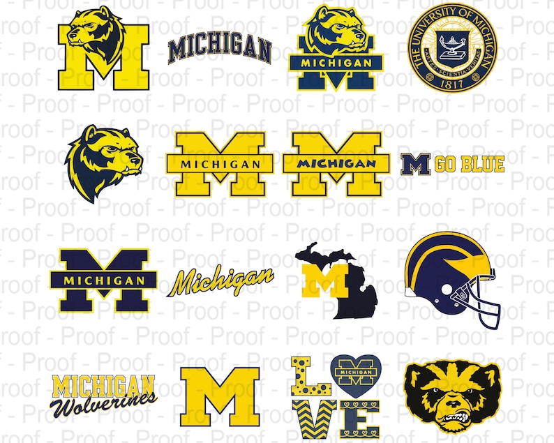 Wolverines SVG, Michigan SVG, University, College, Football, Basketball ...