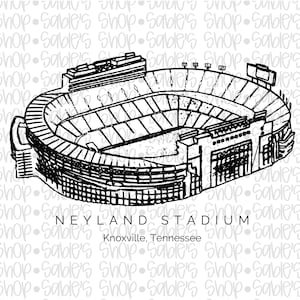 DIGITAL DOWNLOAD Only. PNG File. Stadium Knoxville, Tn. Includes 3 Png ...