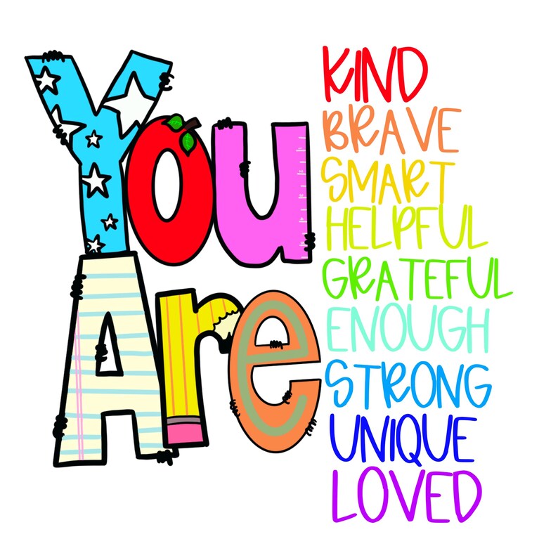 DIGITAL DOWNLOAD Only. PNG File. You Are… - Etsy