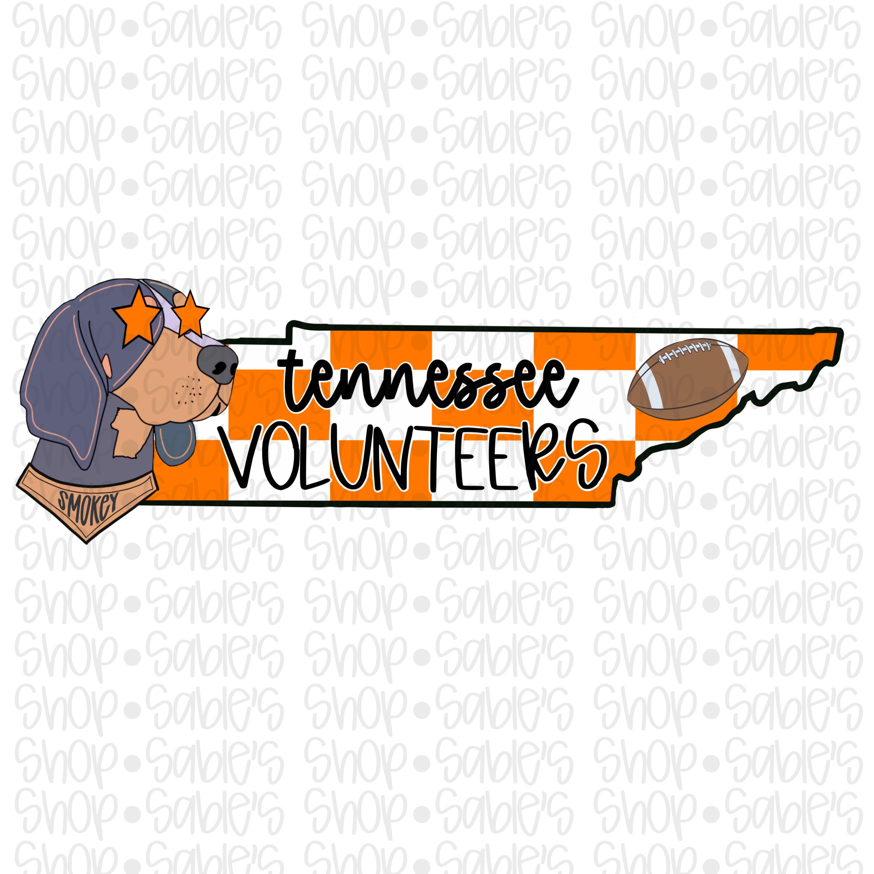 DIGITAL DOWNLOAD. PNG File. Smokey Tennessee Volunteers. - Etsy