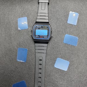 Casio F91W Color Filter Mod Kit: Red, Blue, Green LCD - Etsy