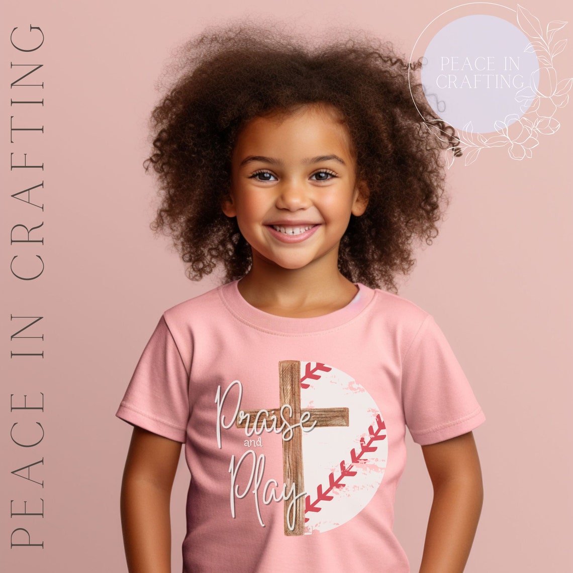 Toddler Baseball Faith Based Apparel, Praise and Play T-shirt, Mama-kid ...