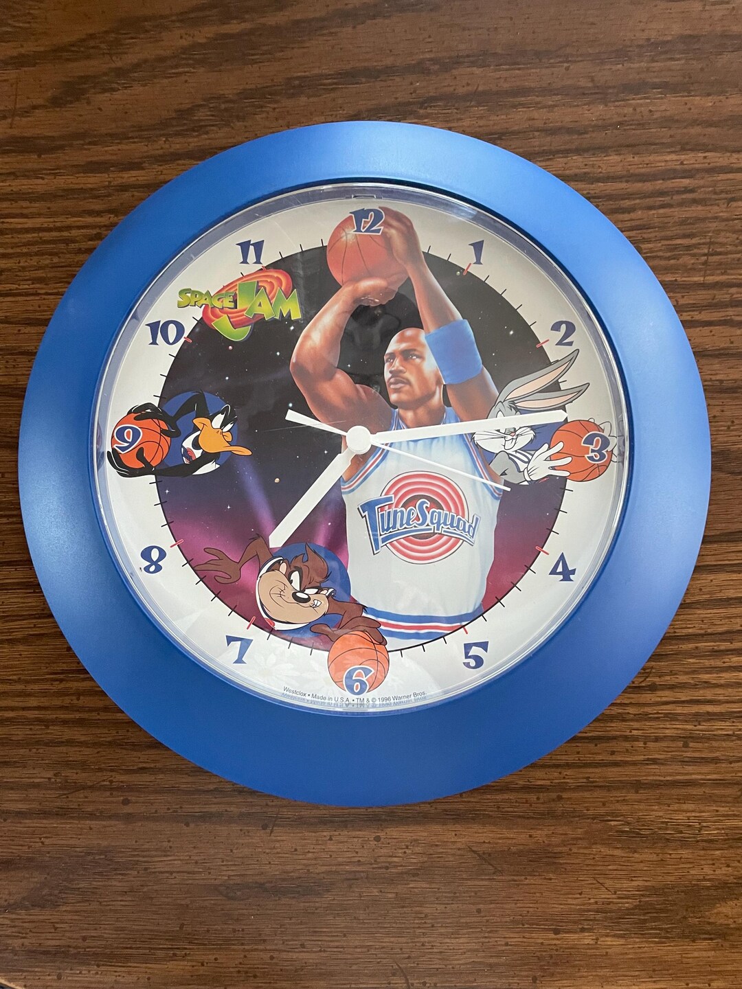 Westclox Space Jam Wall Clock Featuring Michael Jordan, 1996 - Etsy