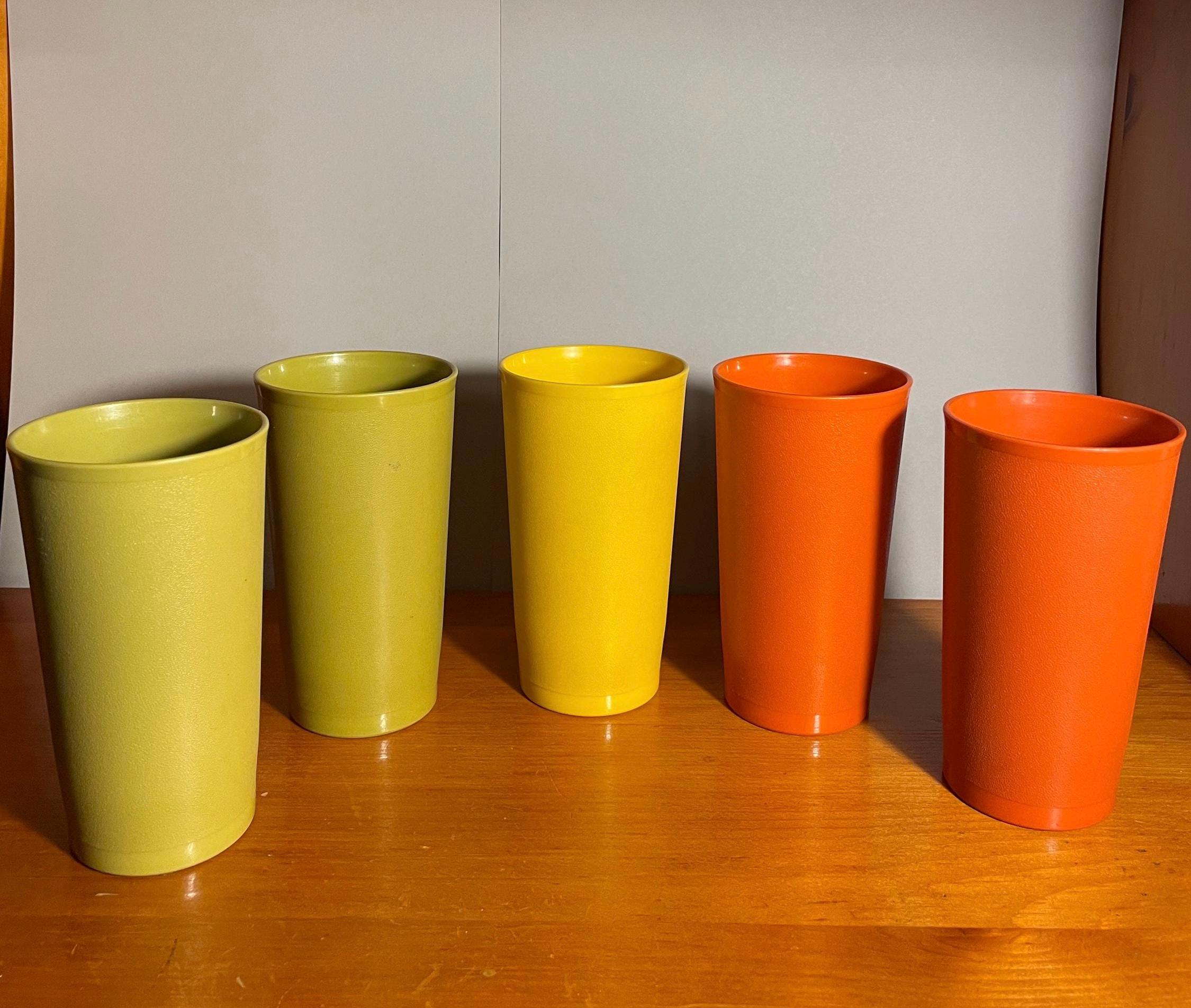 Five Vintage Tupperware Cups, 12 Ounce - Etsy
