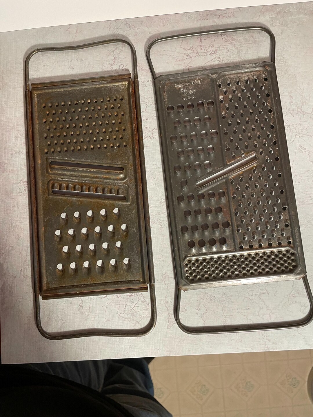 Two Vintage Graters - Etsy