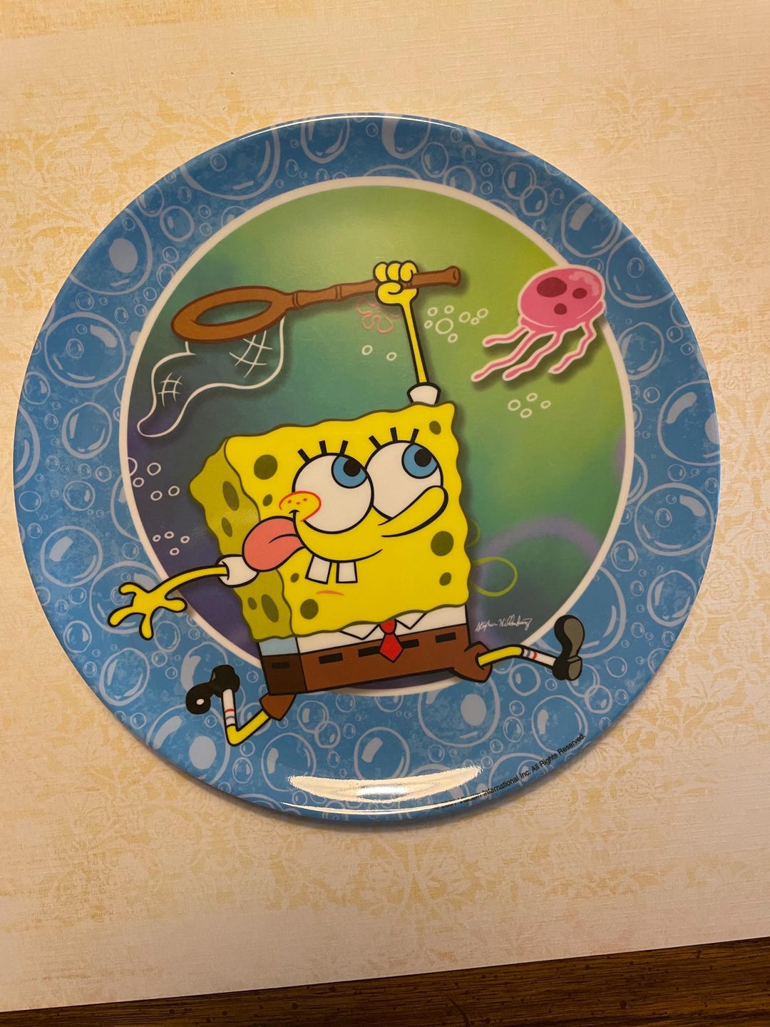 Spongebob Squarepants Melamine Collector Plate by Zak Designs, 8 Inch ...