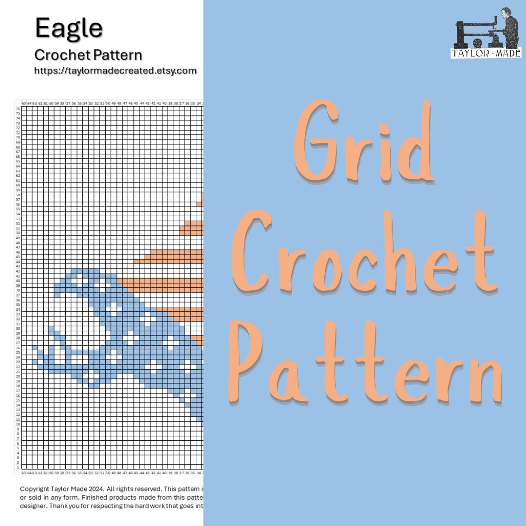 Eagle Grid Crochet Patterns - Etsy