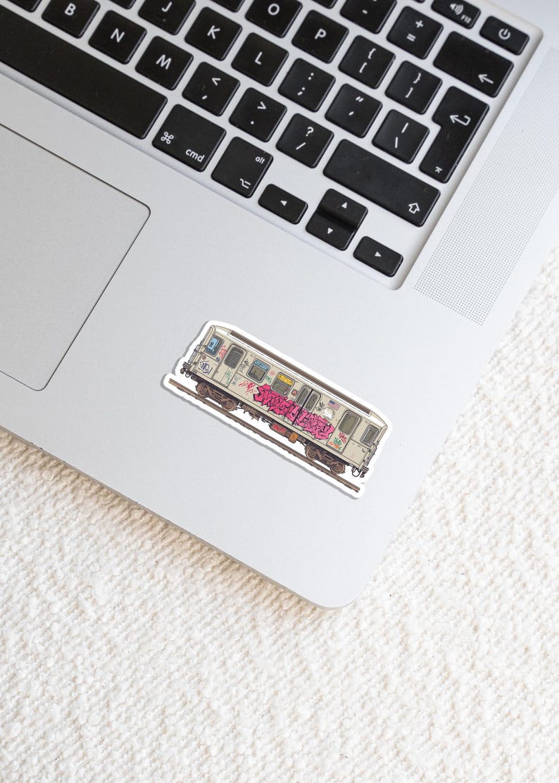New York Subway Train Sticker: Graffiti Art Decal - Etsy