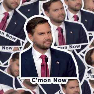 JD Vance 4th Wall Break, MAGA, Trump Sticker, Gifts for Him, United ...
