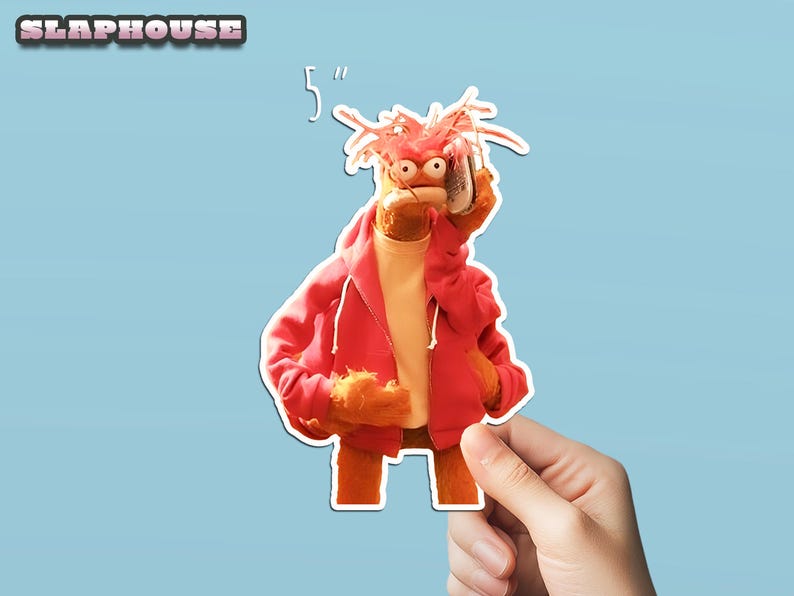 Pepe King Prawn Meme Sticker: Funny Muppet Vinyl Decal - Etsy