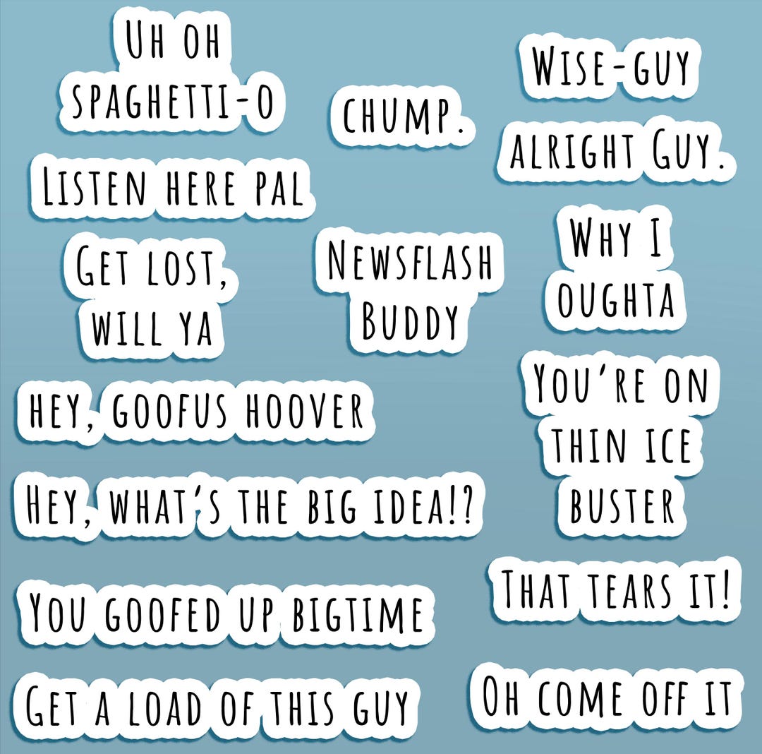 Lukewarm Tough Guy Stickers, Funny Stickers, Gifts for Him, Classic ...