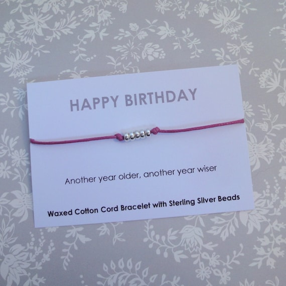 Happy Birthday Friendship Bracelet - Etsy