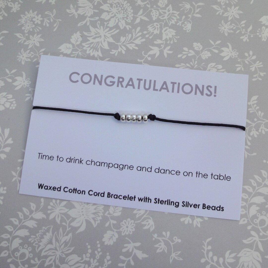 Congratulations Friendship Bracelet - Etsy
