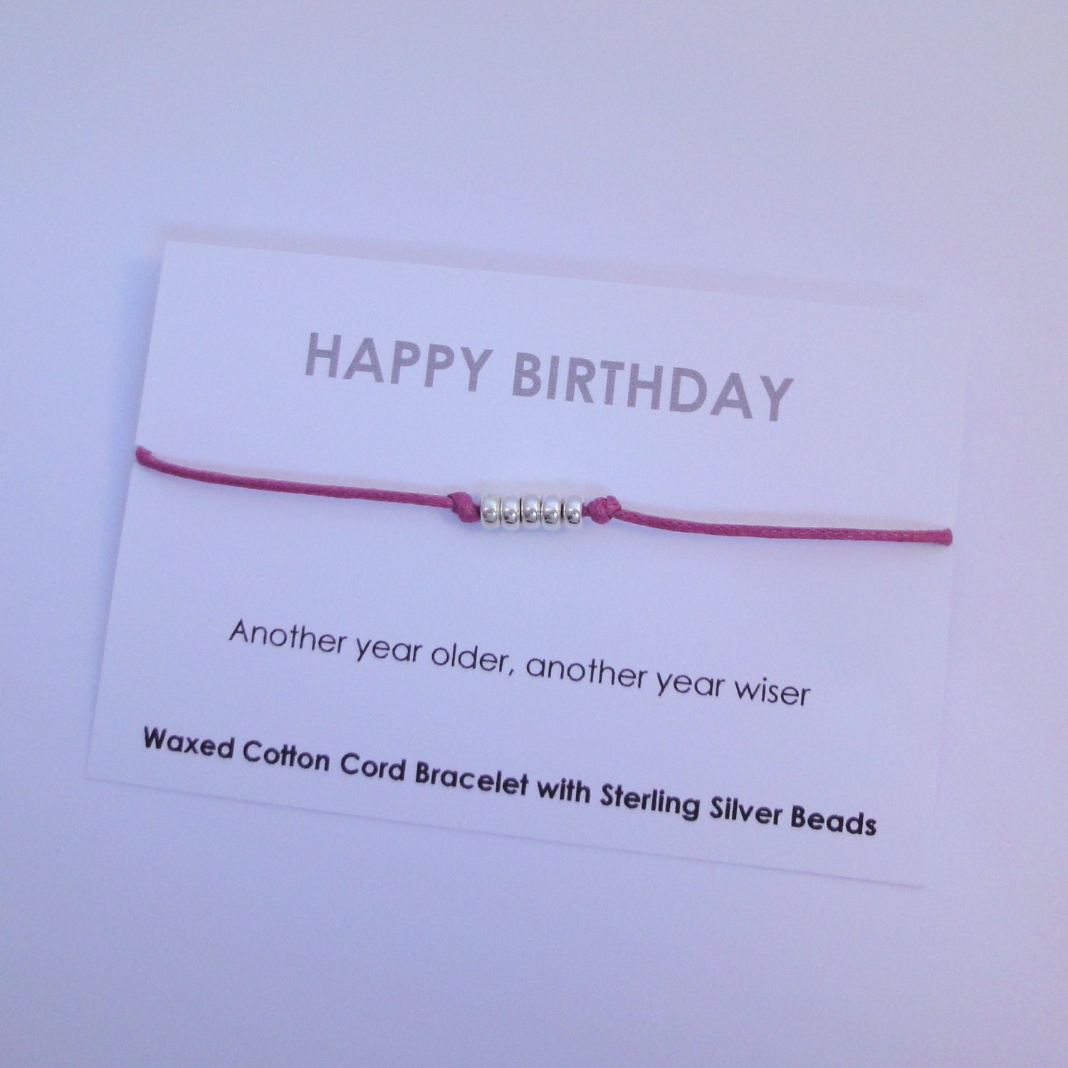 Happy Birthday Friendship Bracelet - Etsy