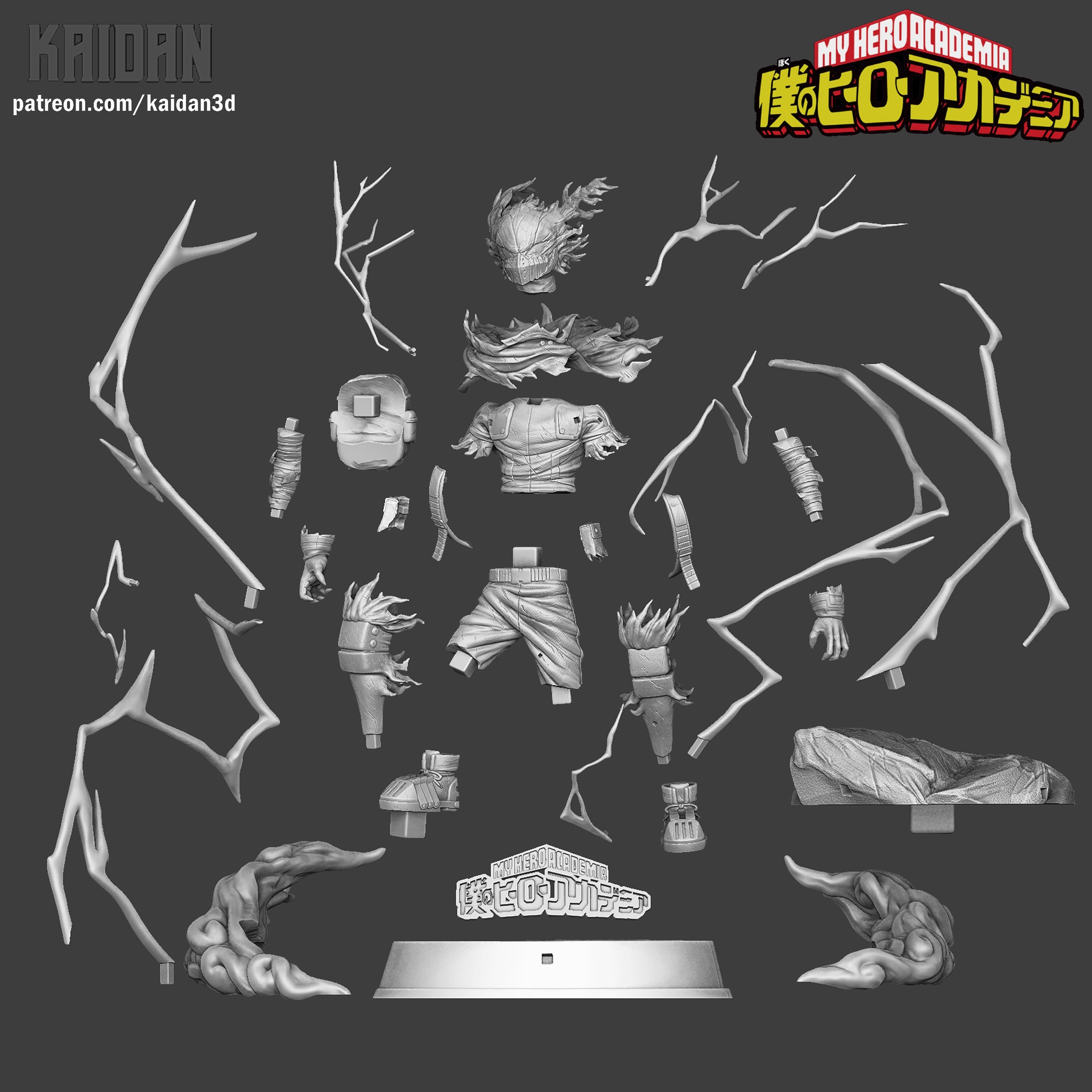 Deku Vigilante STL Model for Resin Figure 3D Printing High Quality ...