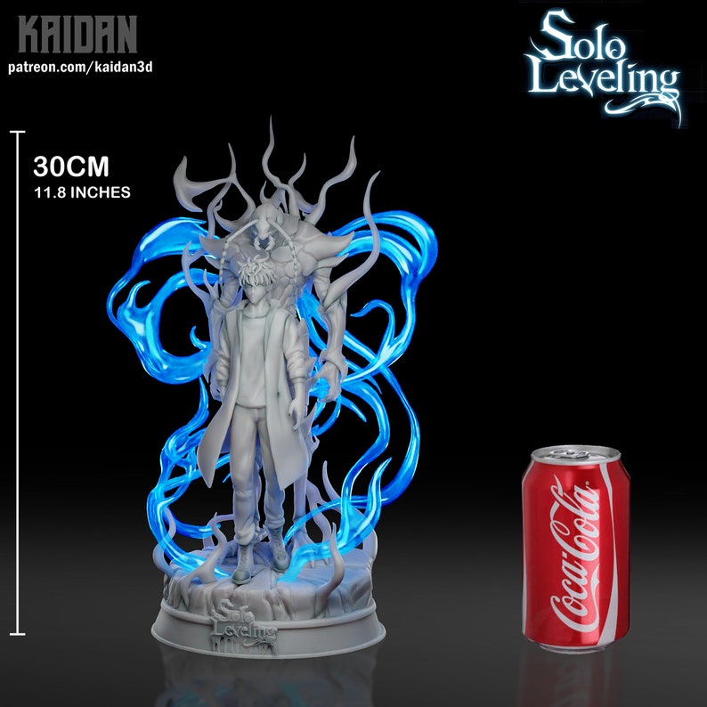 Sung Jin-woo Solo Leveling STL Model for Resin Figure 3D Printing High ...