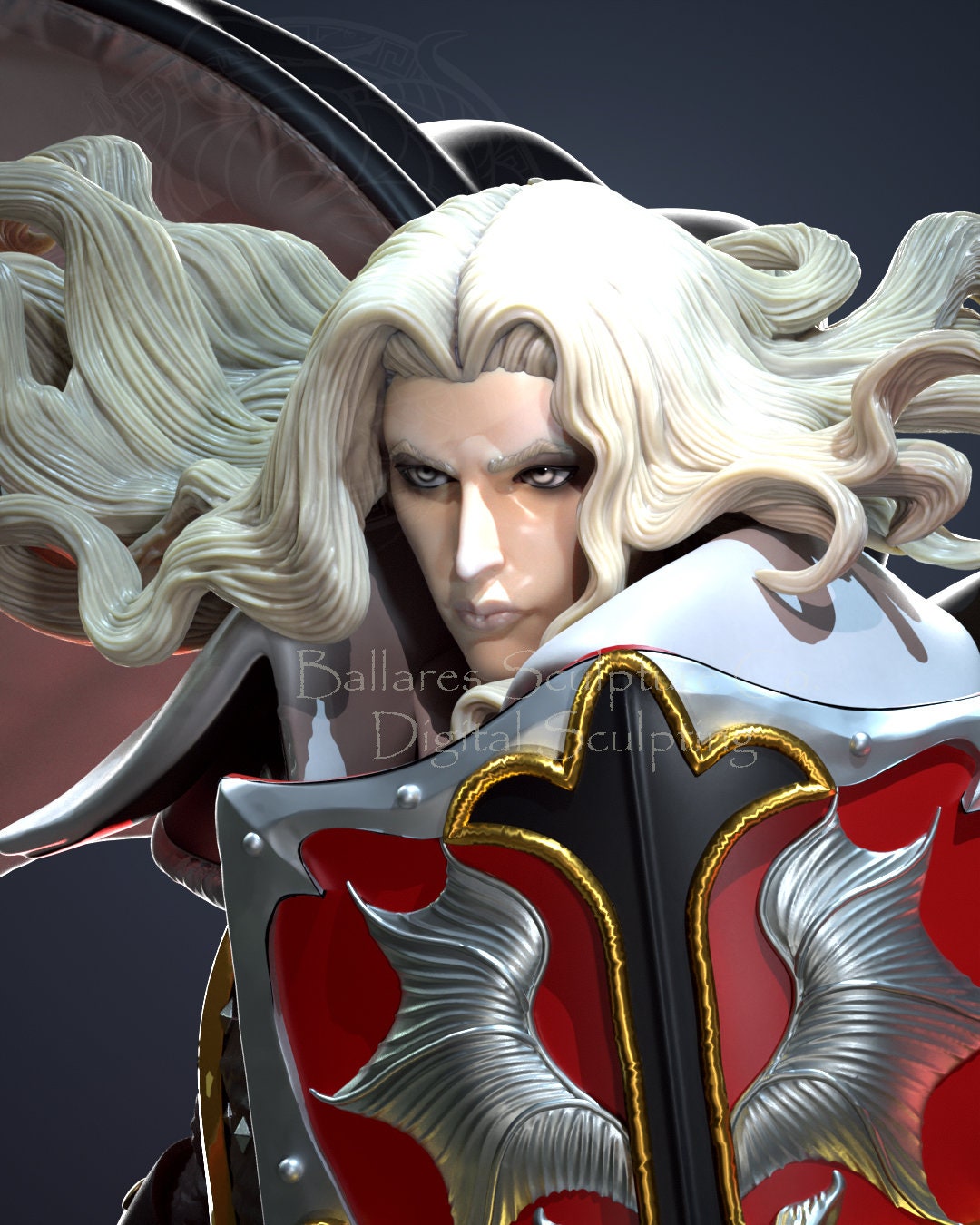 Alucard Castlevania STL Model for Resin Figure 3D Printing High Quality ...