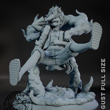 One Piece Luffy STL File 3D Printing High Quality 3D Model 3D Printer ...