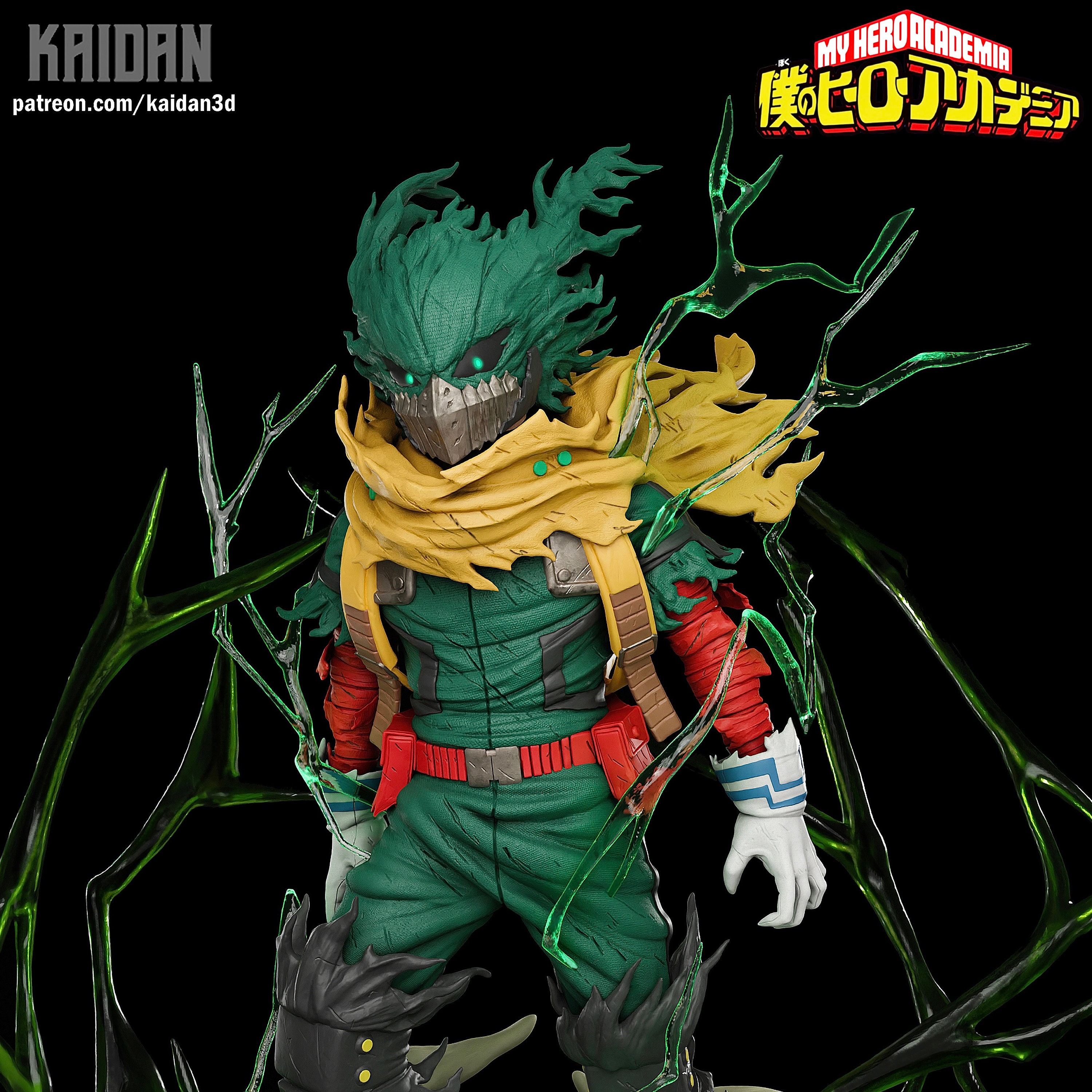 Deku Vigilante STL Model for Resin Figure 3D Printing High Quality ...