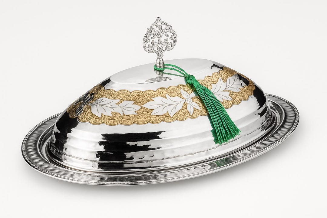 Handmade Pure Copper Serving Dome – Traditional Turkish Copper Food ...