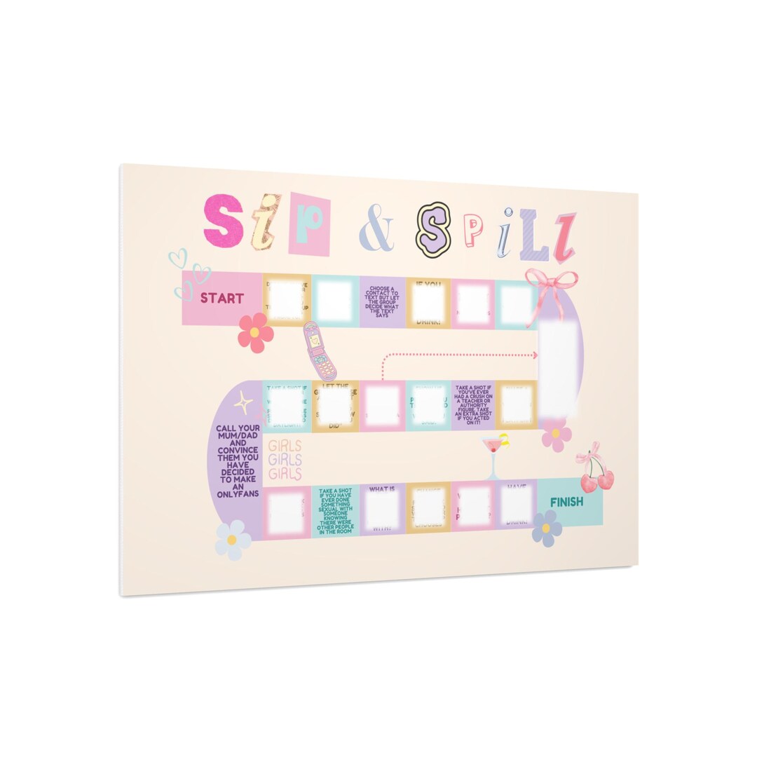 The Ultimate Girls Night Board Game 18 - Etsy