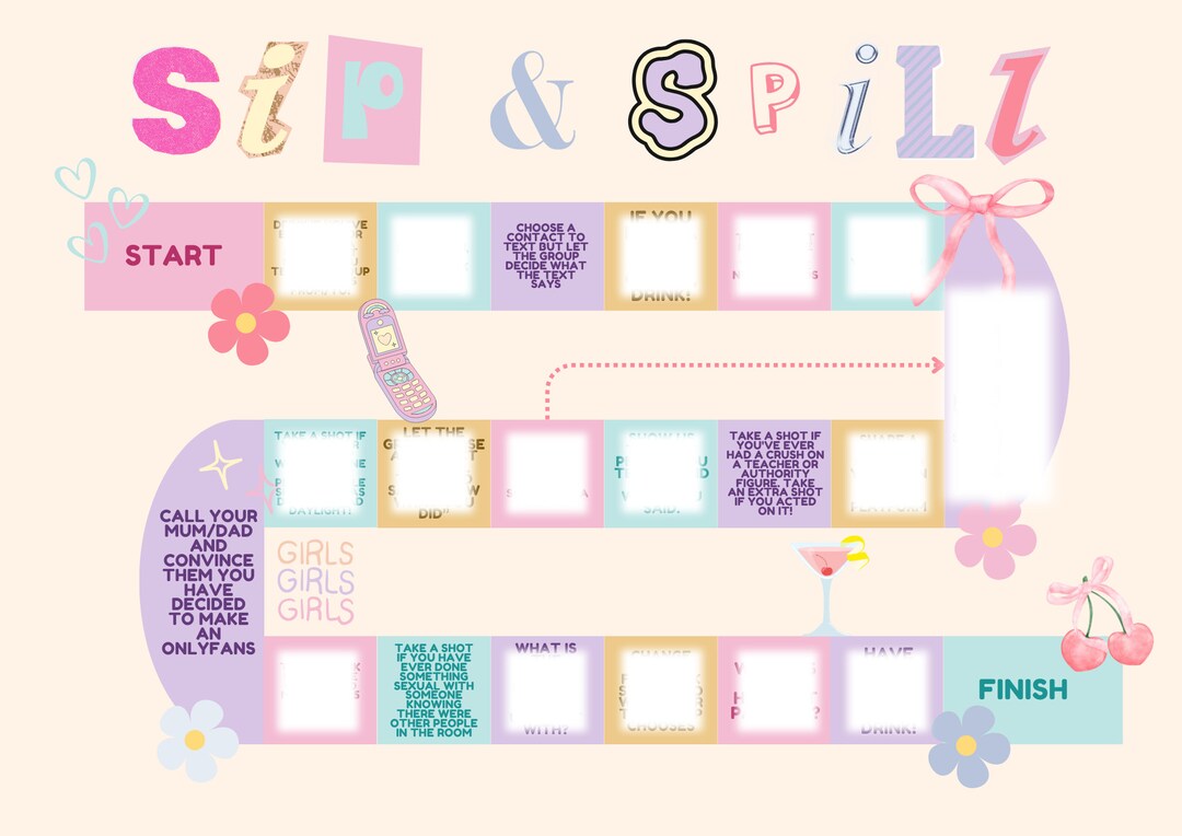 The Ultimate Girls Night Board Game - 18+ - Etsy