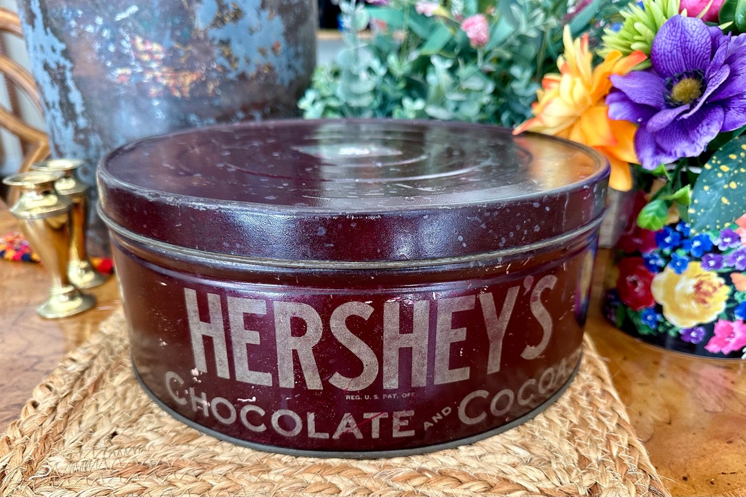 Vintage Hersheys Chocolate and Cocoa Tin C. 1930s - Etsy