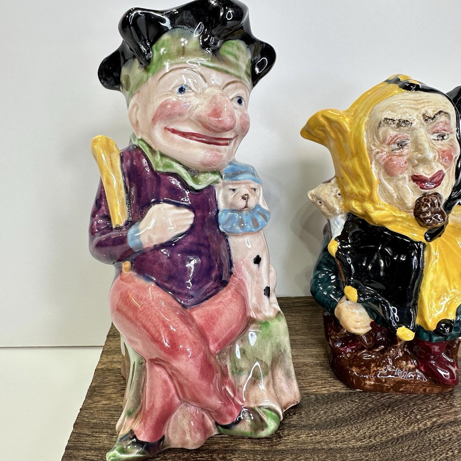 Rare Toby Jugs, Burgess & Leigh ‘jester’, Melba Ware ‘punch’ - Etsy