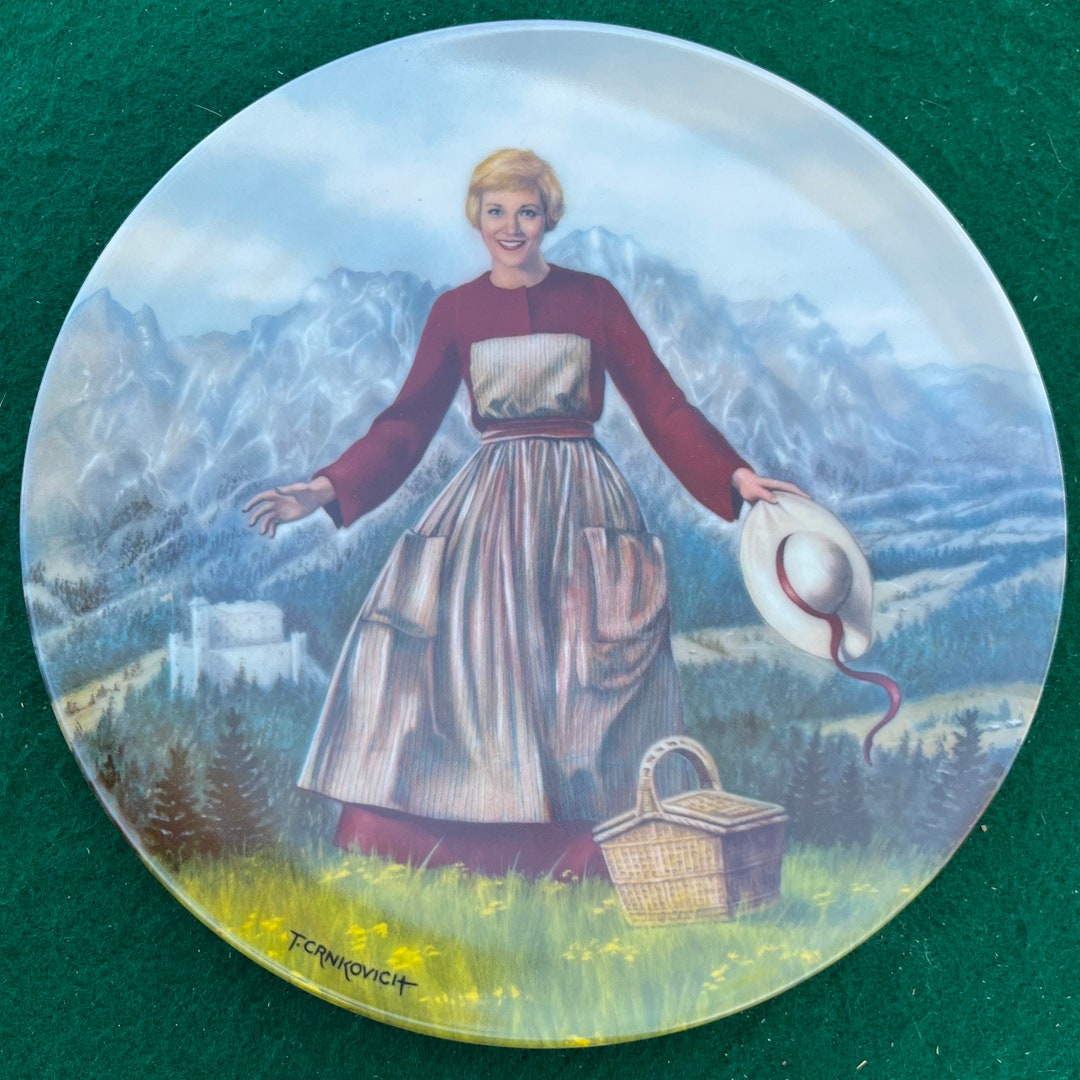 Sound of Music Julie Andrews, Knowles W/coa Collection Plate - Etsy