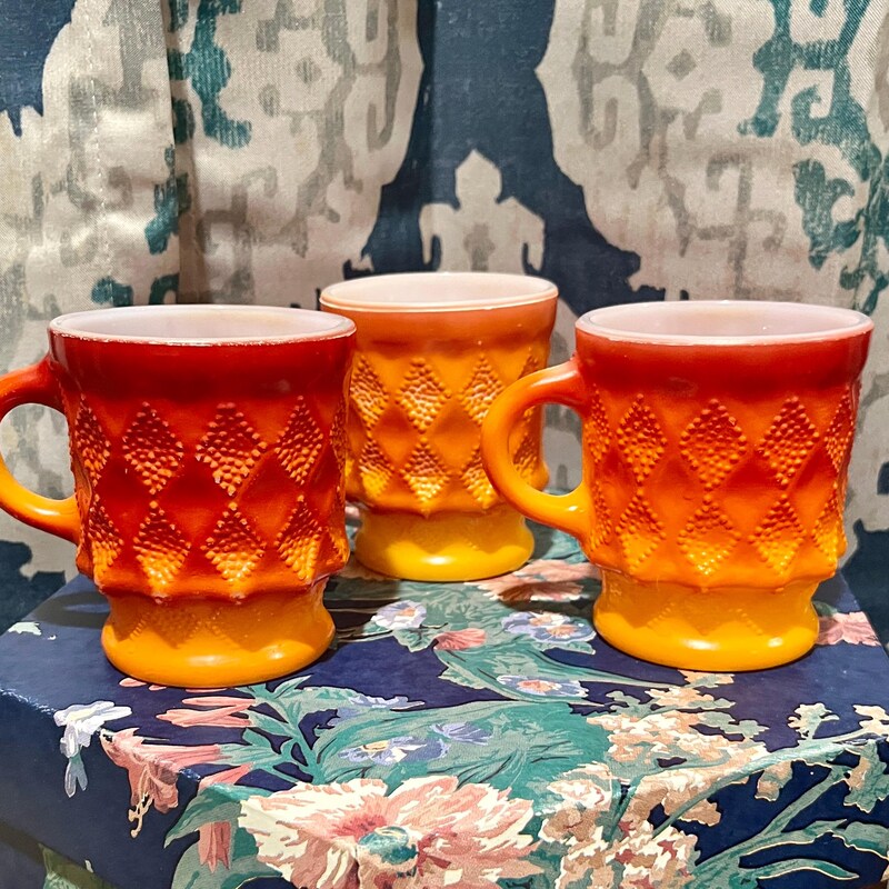 Orange Fire King - Etsy