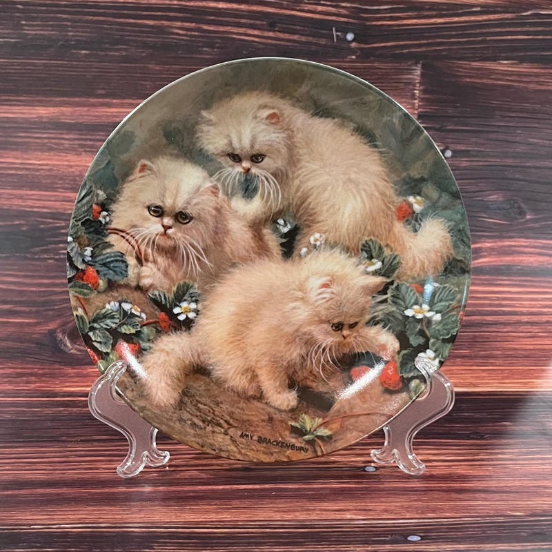 Cat Decorative Plate - Etsy