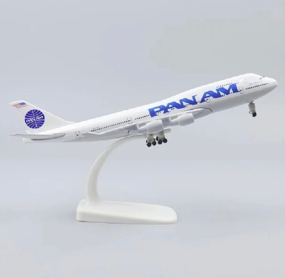 PAN AM Airlines Boeing B747 Scale 1:400 Resin 20cm Model Airline ...