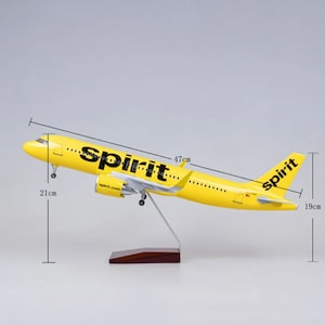 Spirit Airways Airbus A320 NEO Scale 1:80 Resin 47cm Model Airline ...