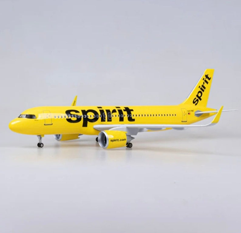 Spirit Airways Airbus A320 NEO Scale 1:80 Resin 47cm Model Airline ...