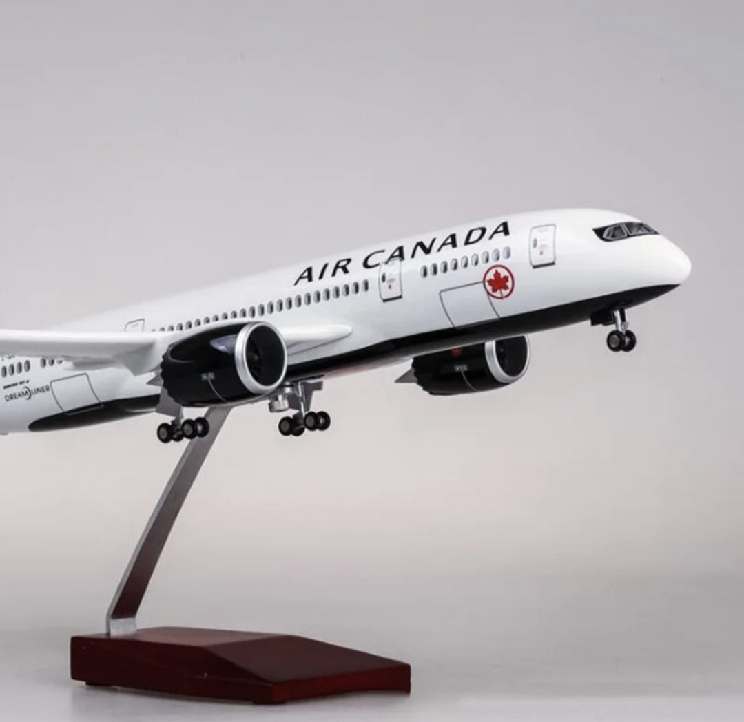 AIR CANADA Boeing B787 Dreamliner Scale 1:130 Resin 43cm Airplane Model ...