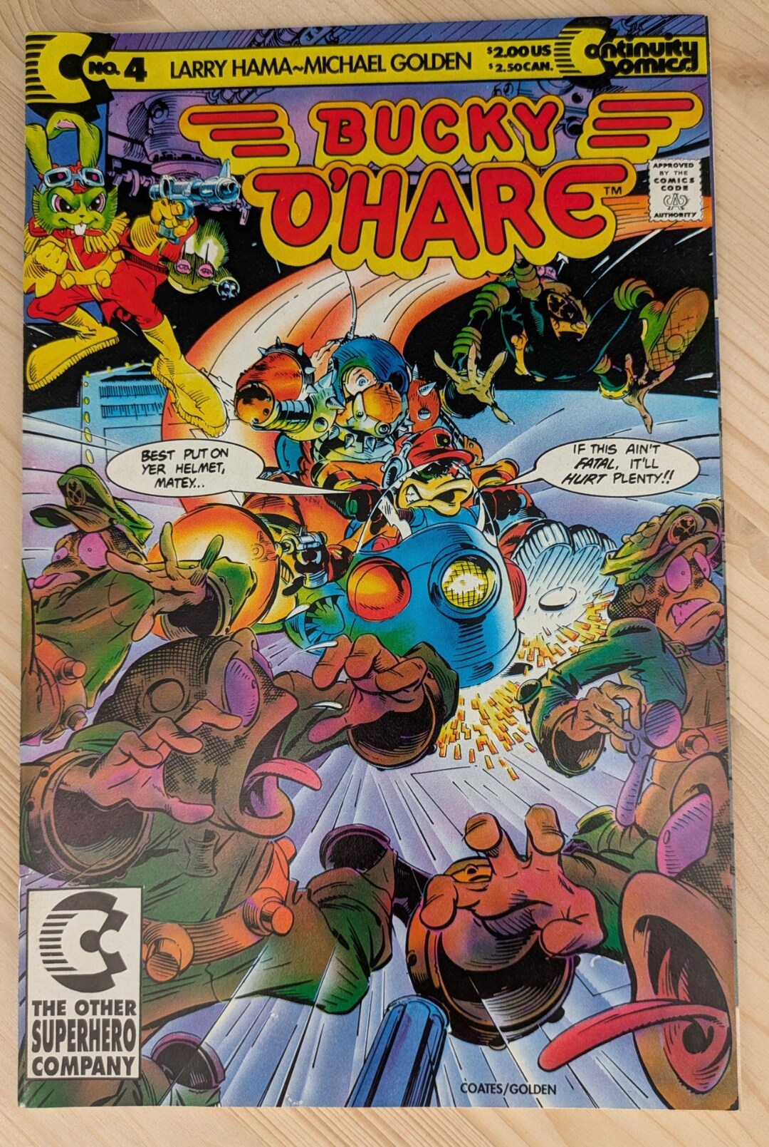 Vintage Bucky O'hare No. 4 / 4 Comic Book Larry Hama Michael Golde ...