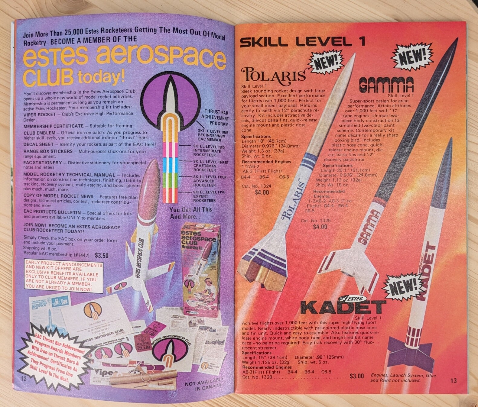 1979 Estes Rocketry Catalog Star Wars, Battlestar Galactica and the ...