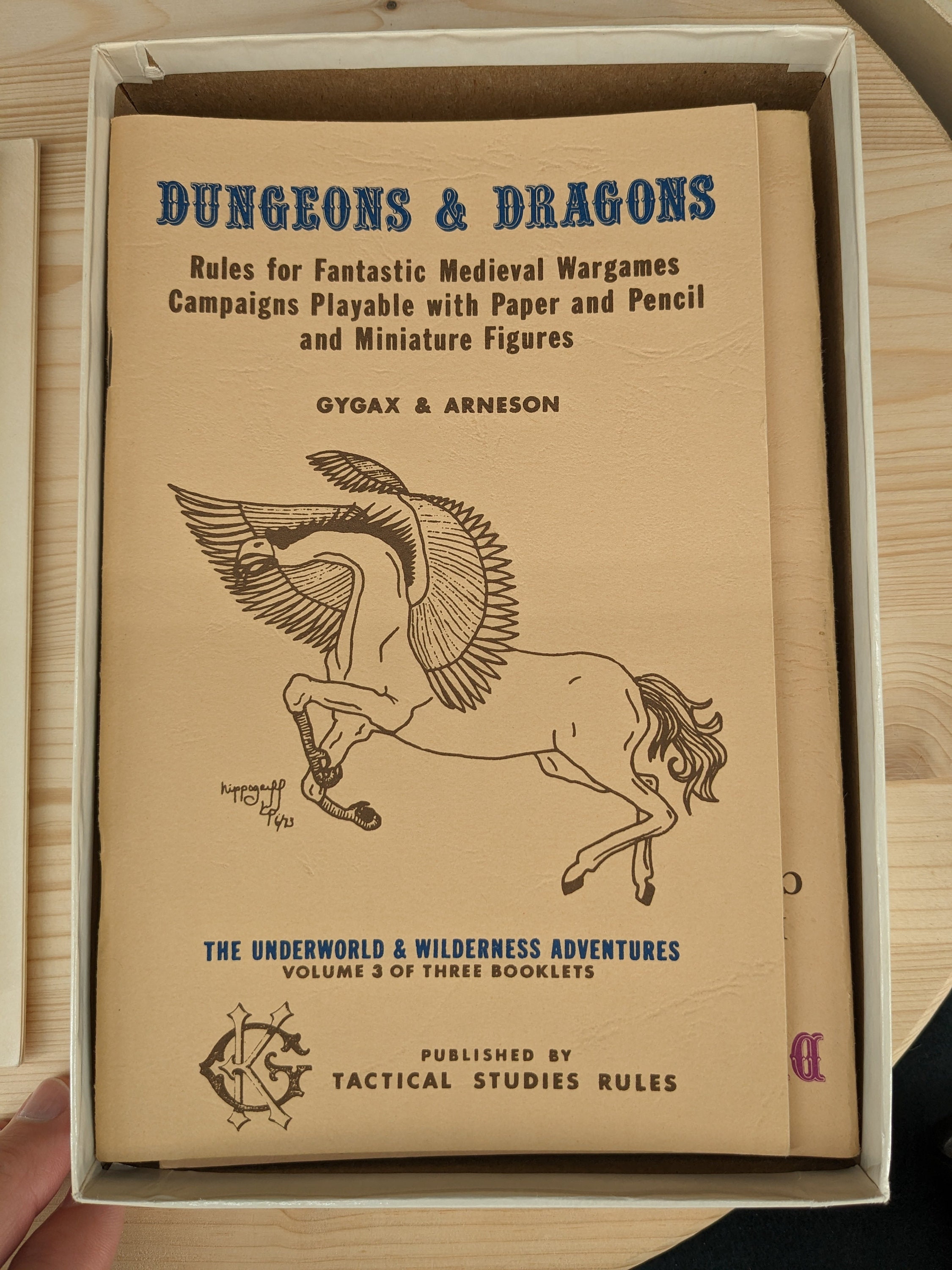 Vintage Dungeons & Dragons White Box Set, 6th Edition - Etsy