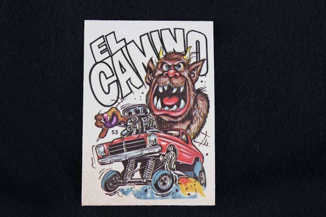 Vintage 1970's Donruss Odd Rods #53 El Camino - Etsy