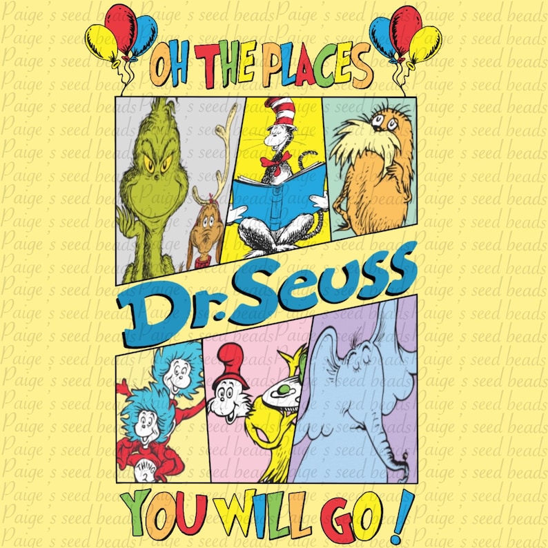 Dr.seuss PNG - Etsy