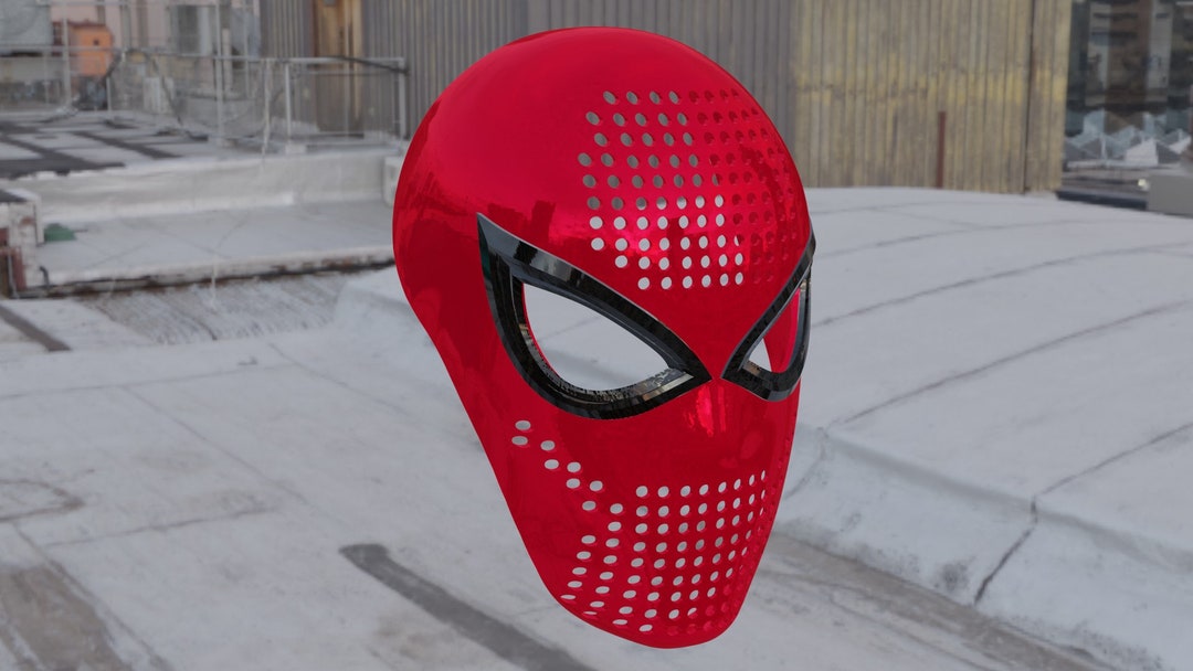 3D FILE ONLY Spiderman Inspired Custom Faceshell - Etsy