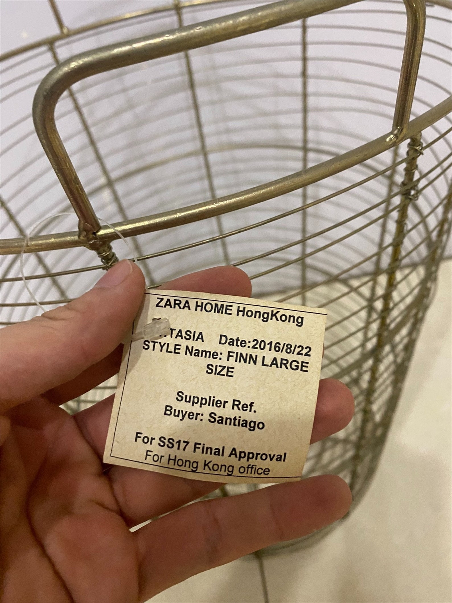 Handwoven Wire Laundry Basket Rustic Iron Wire Laundry Hamper Vintage ...