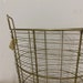 Handwoven Wire Laundry Basket Rustic Iron Wire Laundry Hamper Vintage ...