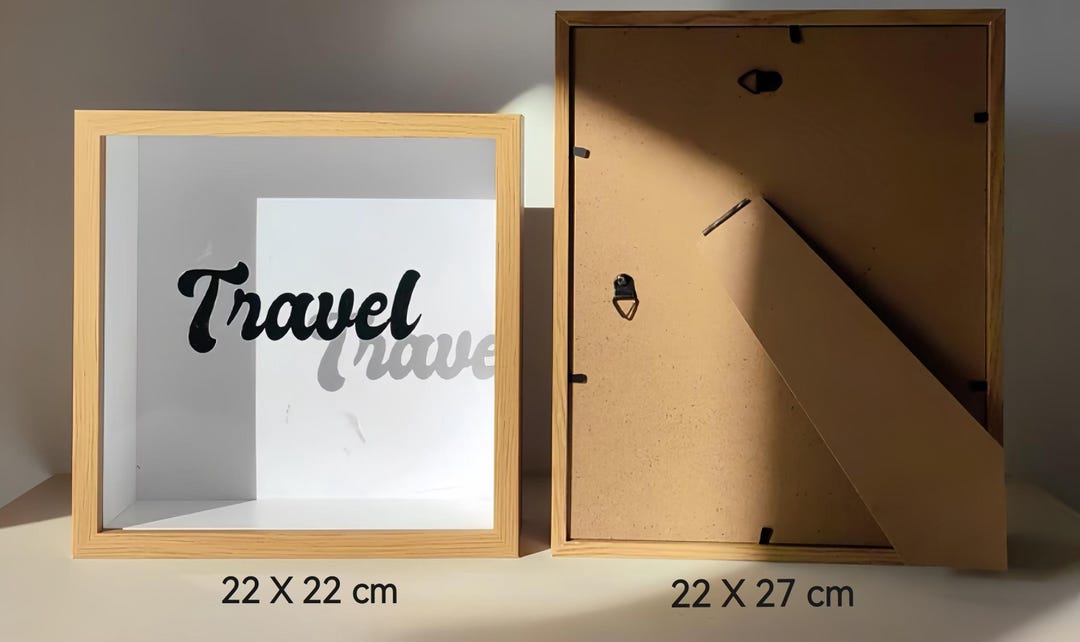 Travel Ticket Memory Box Frame, Movie Ticket Collector, Birthday Gift ...