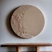 Textured LED Lunar Wall Decor, 3-dimensions Sandstone Moon Wall Decor ...