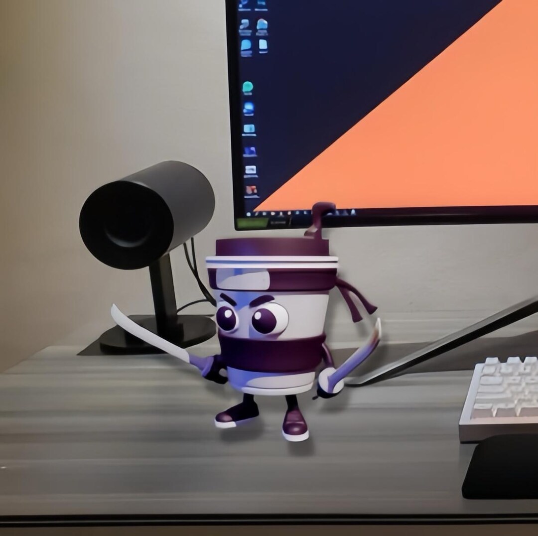 Cappuccino Assassino Figure, 3D Printed Action Toy, Italian Brainrot ...