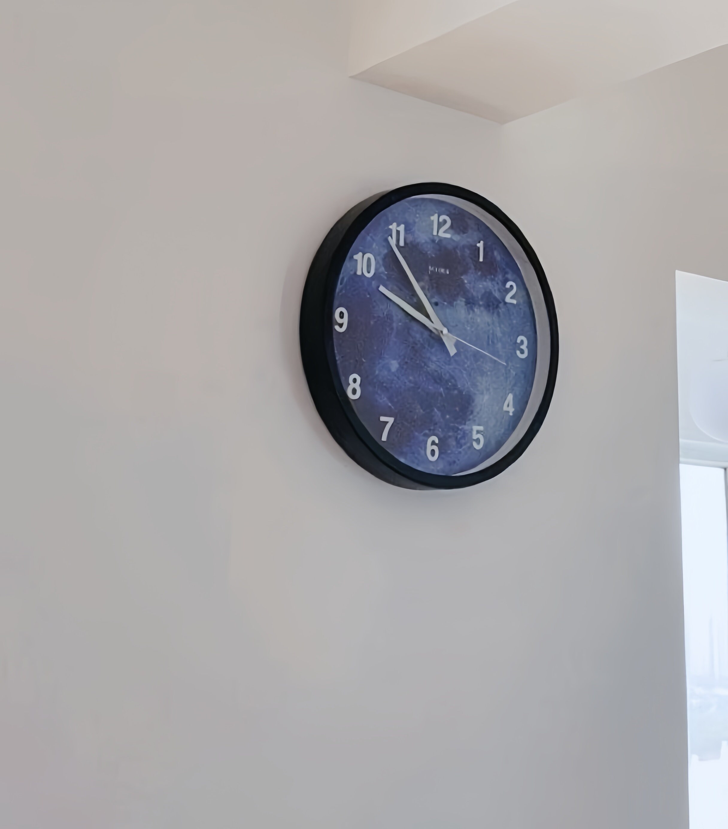 Voice-activated Cosmic LED Clock: Blue Planet Night Light - Etsy